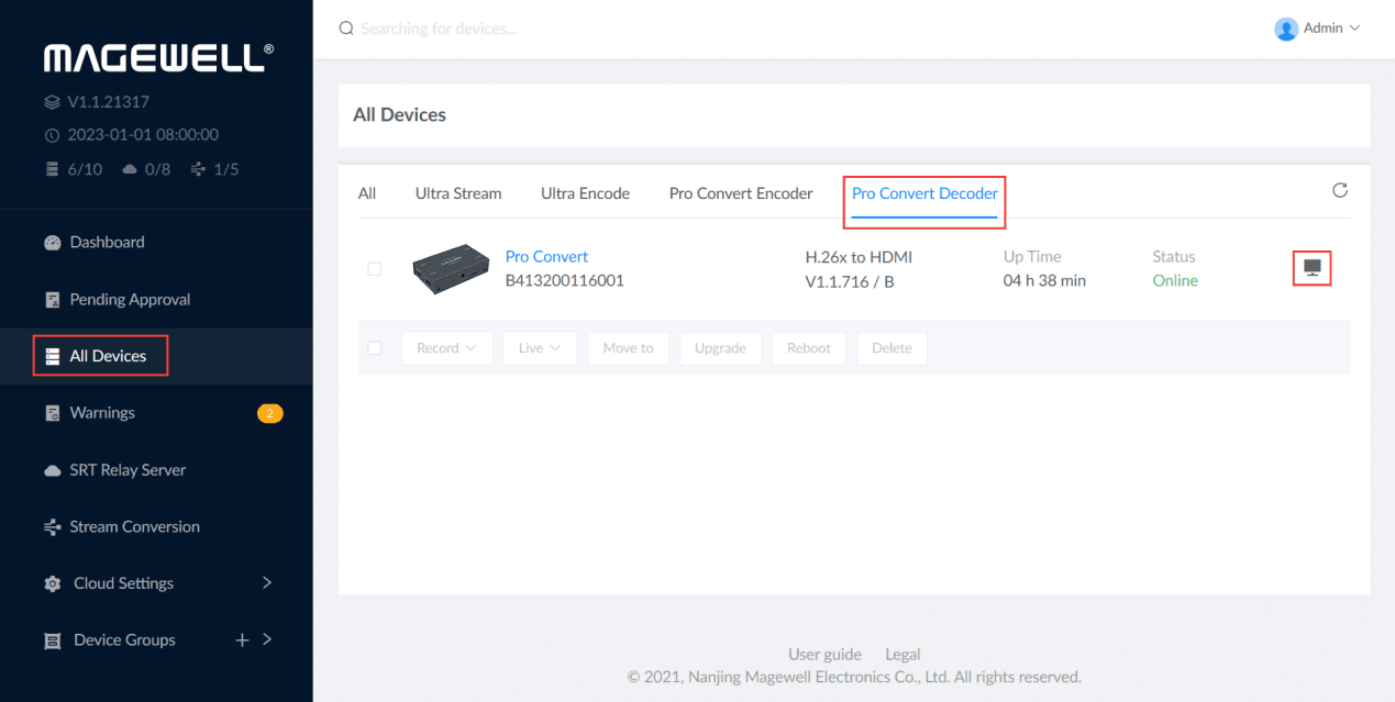 Magewell Cloud 活用ガイド – DPSJ | ストリーミング & ファイルベース